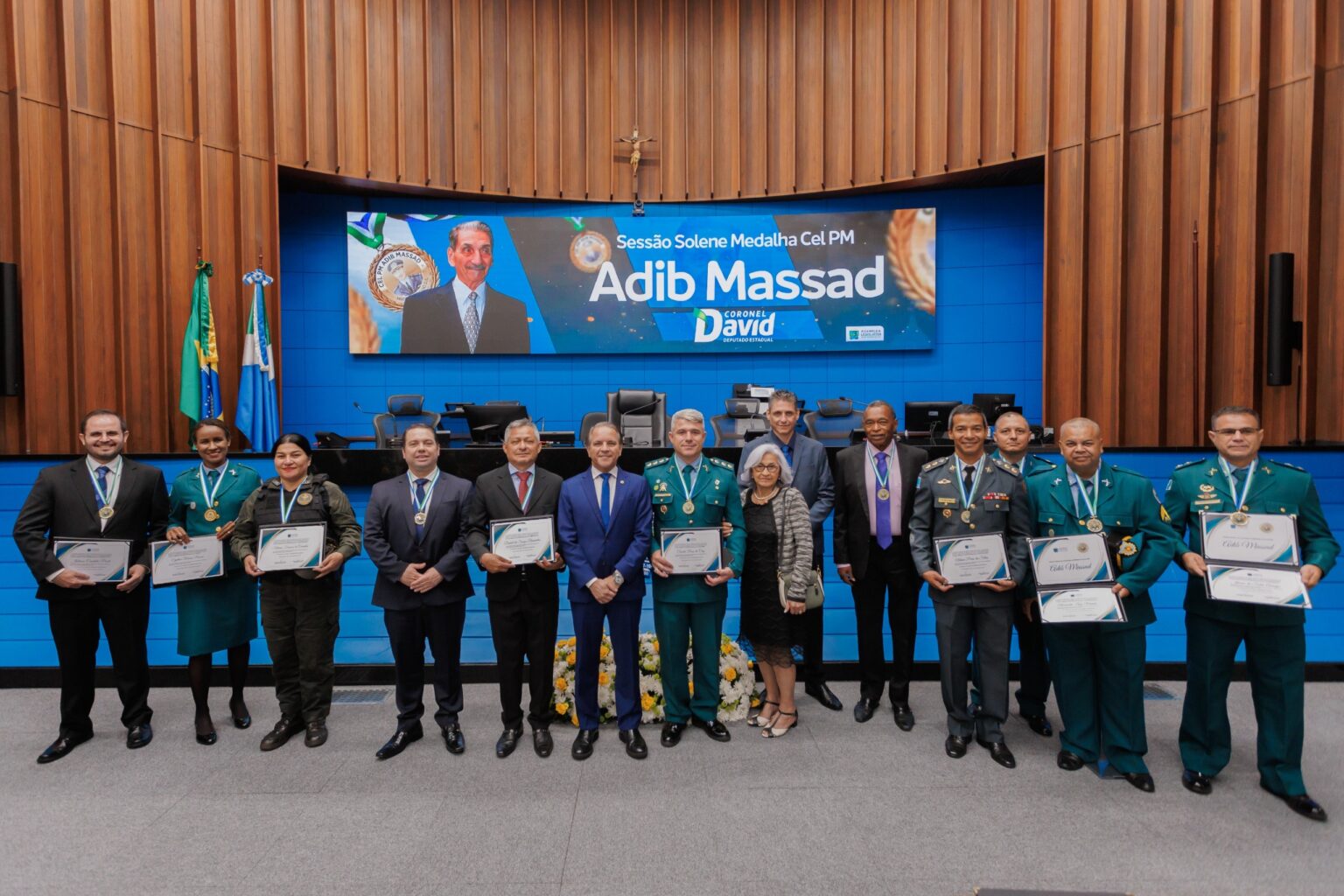 Coronel David entrega Medalha Coronel PM Adib Massad e Assembleia ...