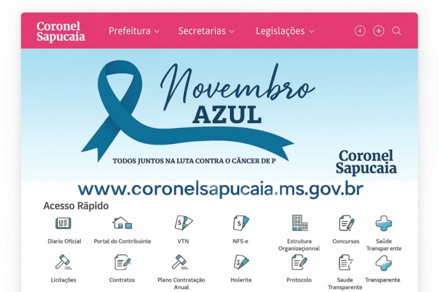 Prefeitura de Coronel Sapucaia renova site oficial e amplia canais de ...